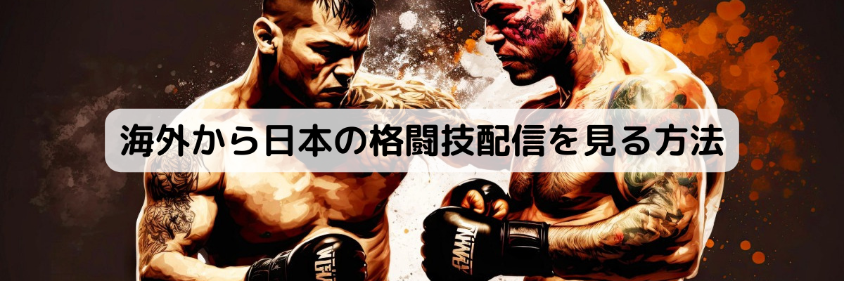 海外からRIZIN・Prime Video Boxing・LIFETIME BOXING FIGHTSを見る方法 ～人気の格闘技を配信で観戦 ...